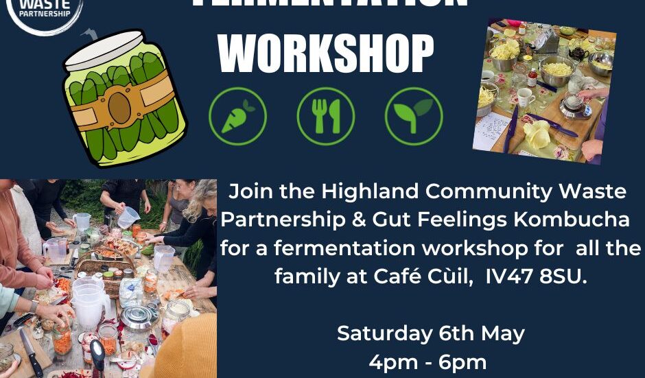 Fermentation Workshop Saturday 6 May - Café Cùil, Skye